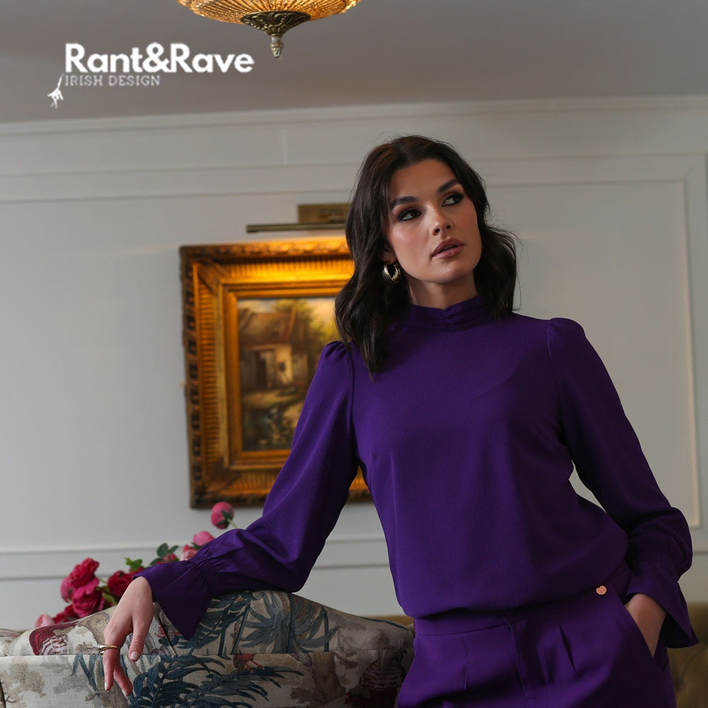 Rant & Rave Maxine Top Purple – Mall Road Design