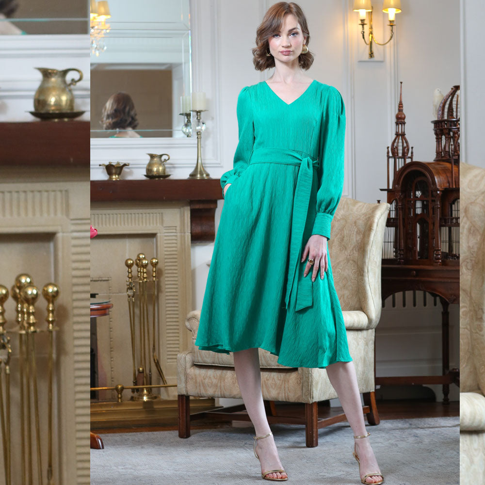 Rant & Rave Bela Dress Green – Mall Road Design