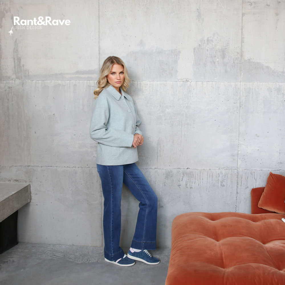 Rant & Rave Cristal Wide Jean Mid Wash – Mall Road Design