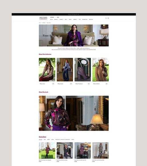 Rant & Rave Carrie Top Cream – Mall Road Design